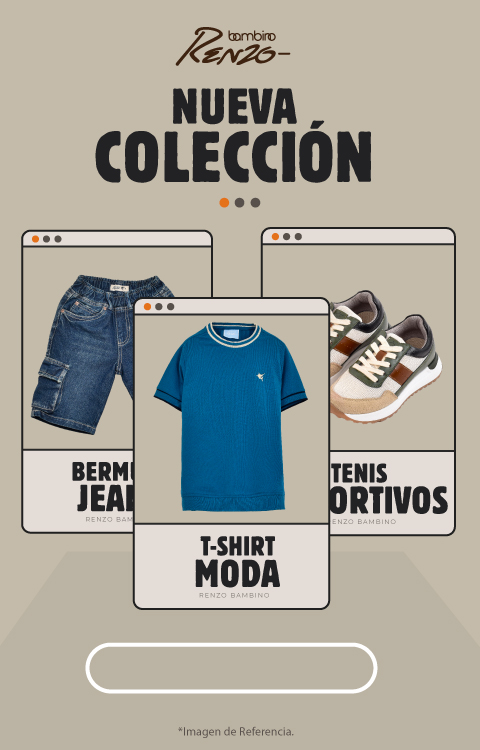 Compra ropa para hombres y niños en Renzo.